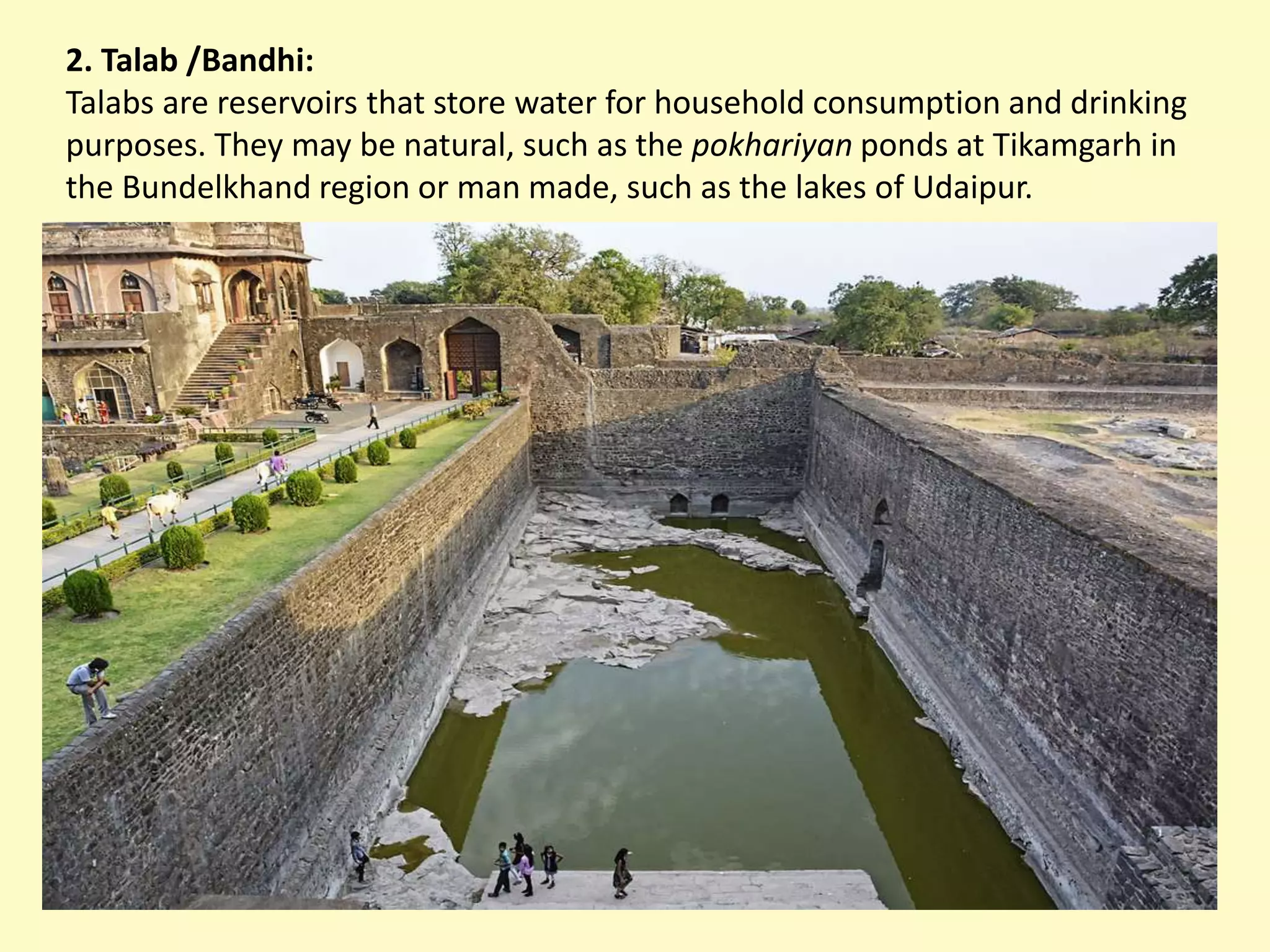 Different Methods of water storage | PPTX