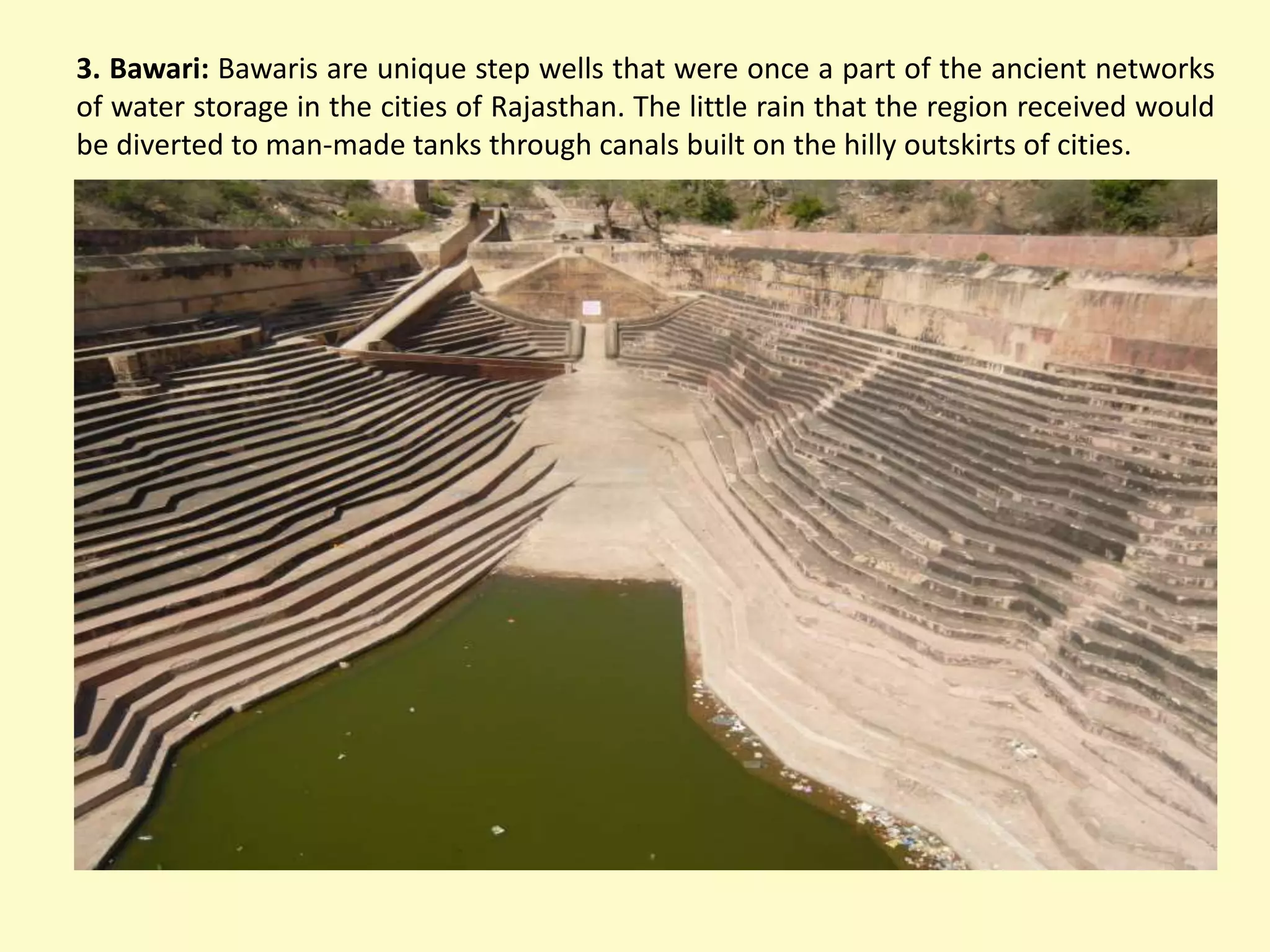 Different Methods of water storage | PPTX
