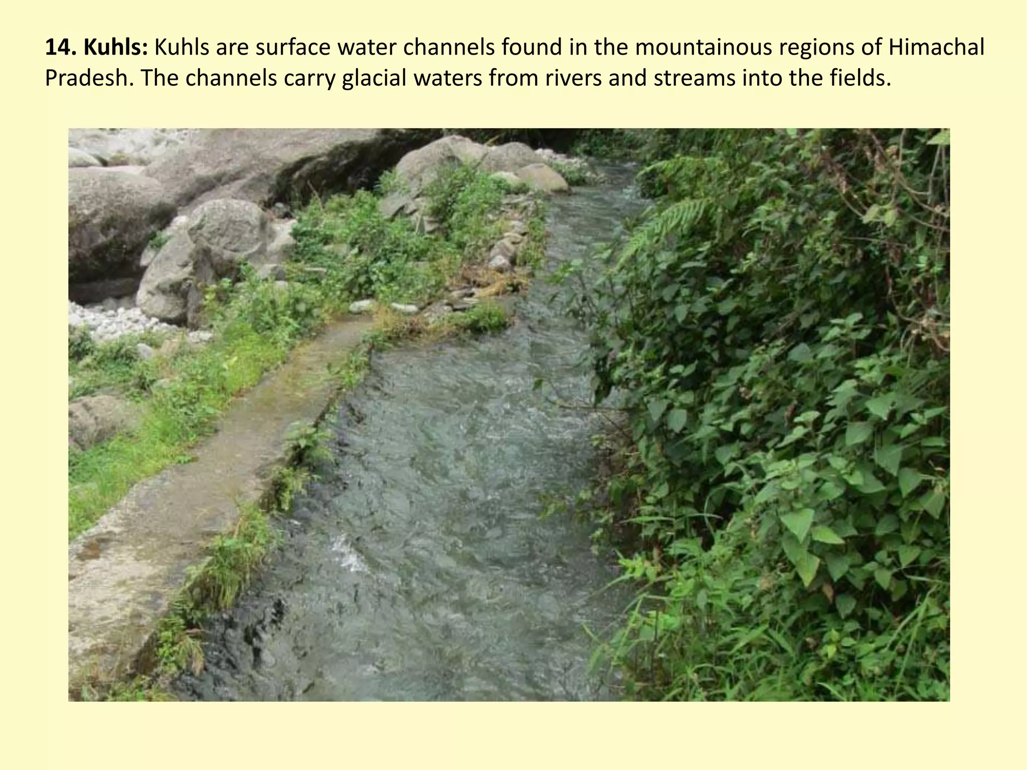 Different Methods of water storage | PPTX