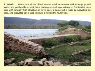 Different Methods of water storage | PPTX