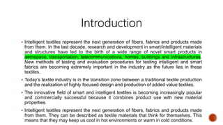 Different methods used in testing of intelligent fabric.pptx