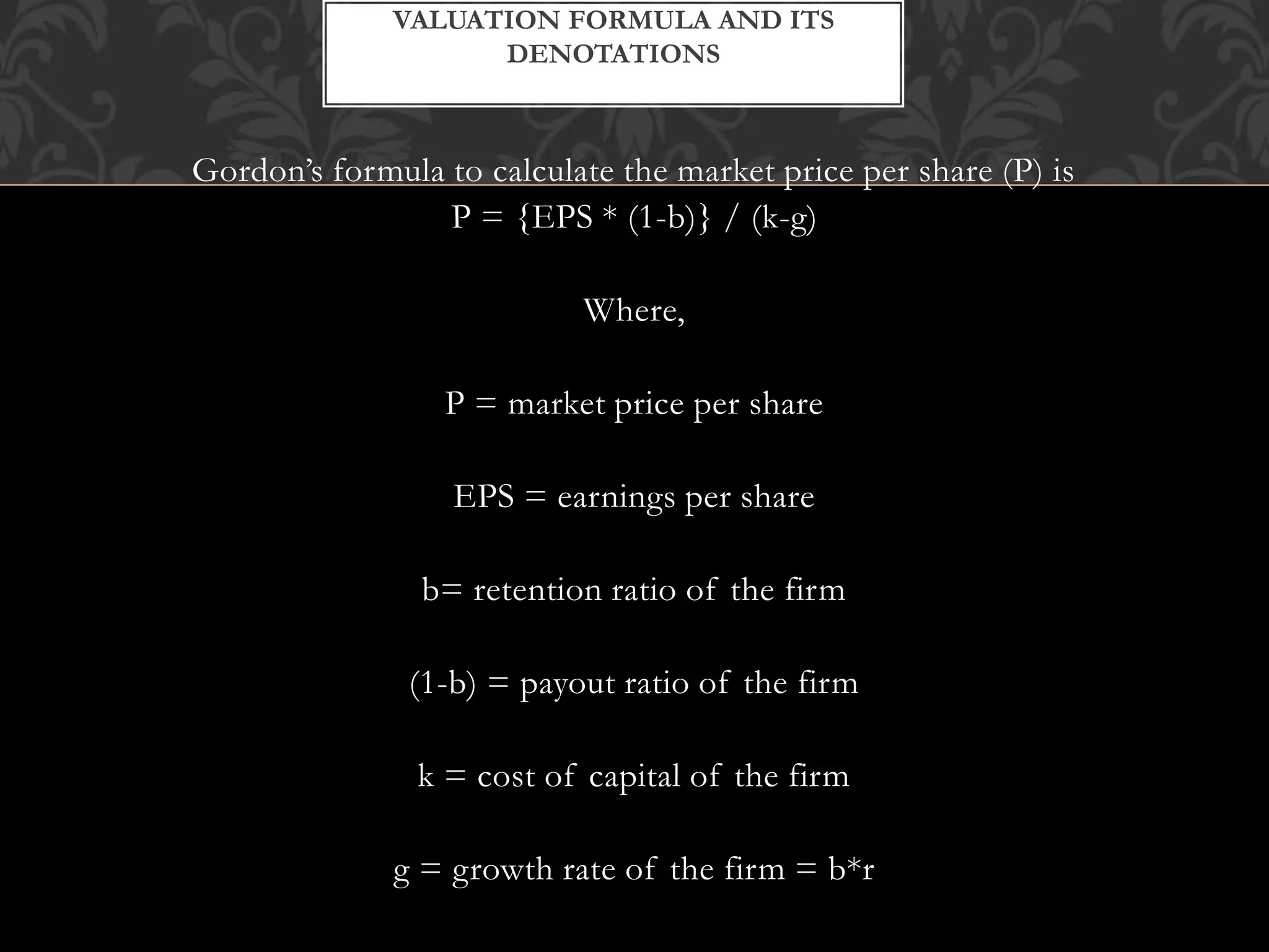 Different models of dividend policy | PPTX