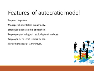 Different models of organisations behaviour | PPTX