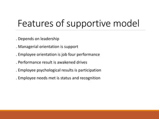 Different models of organisations behaviour | PPTX