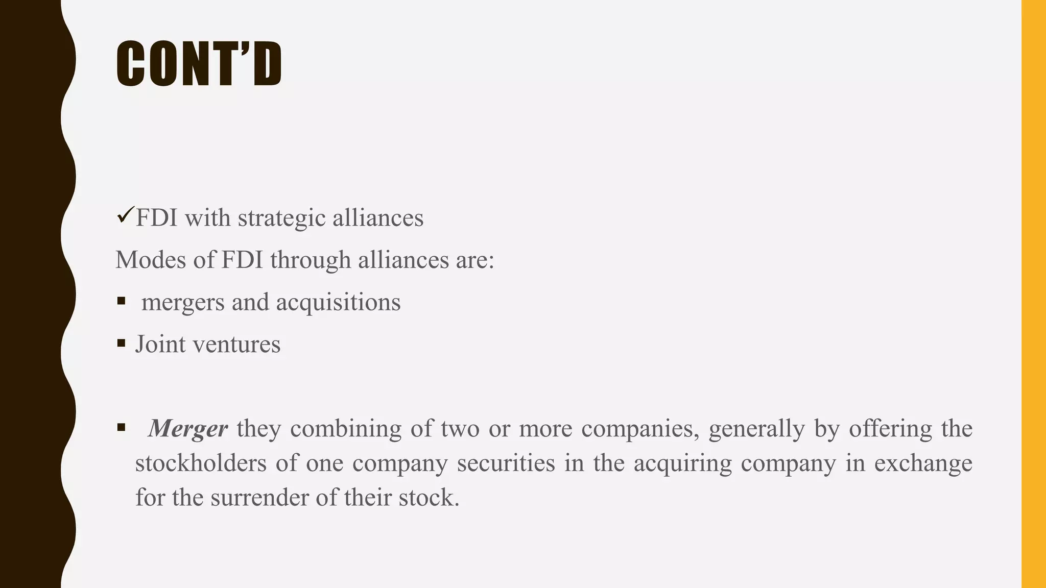 Different modes of entry into international business | PPTX