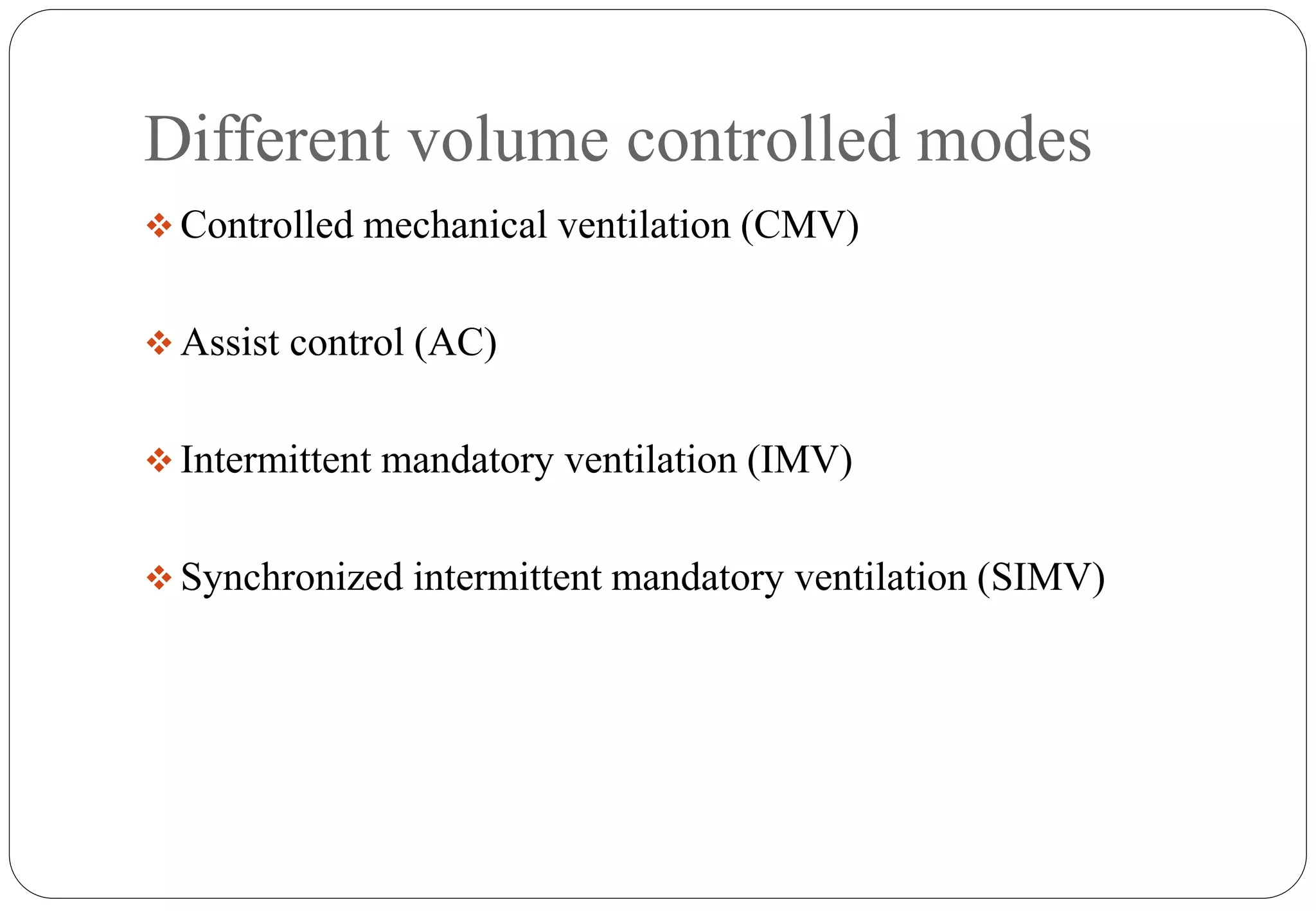 Different modes of ventilation dr bikal | PPTX