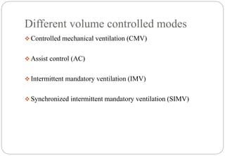 Different modes of ventilation dr bikal | PPT