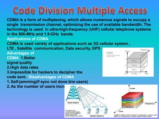 Different multiple access technologies. | PPT