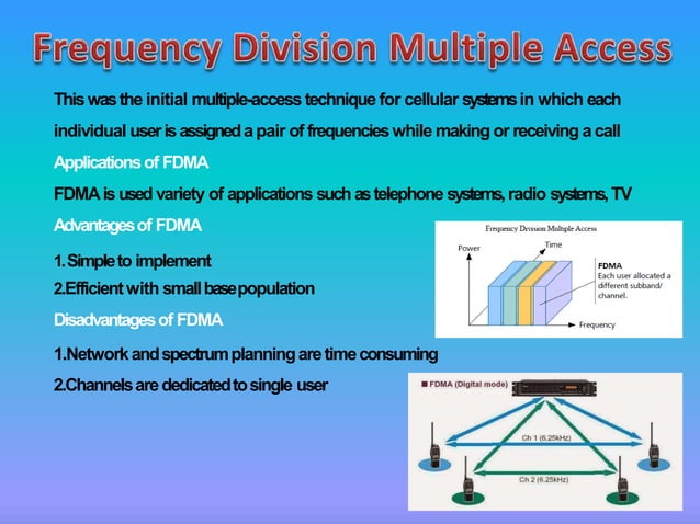 Different multiple access technologies. | PPT