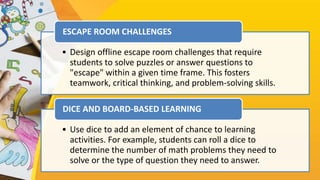 Different Offline Game-Based instruction | PPT