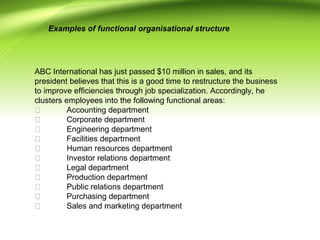 Different organisational structure | PPT