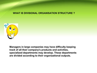 Different organisational structure | PPT
