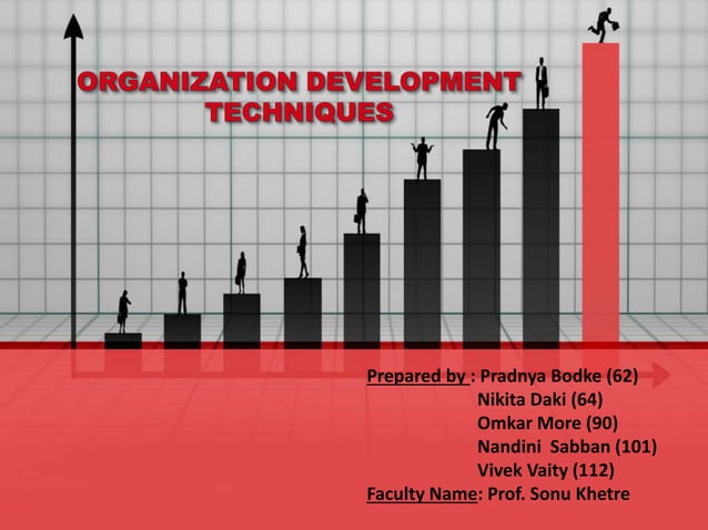 Different organization development techniques (OB Presentation) | PPTX