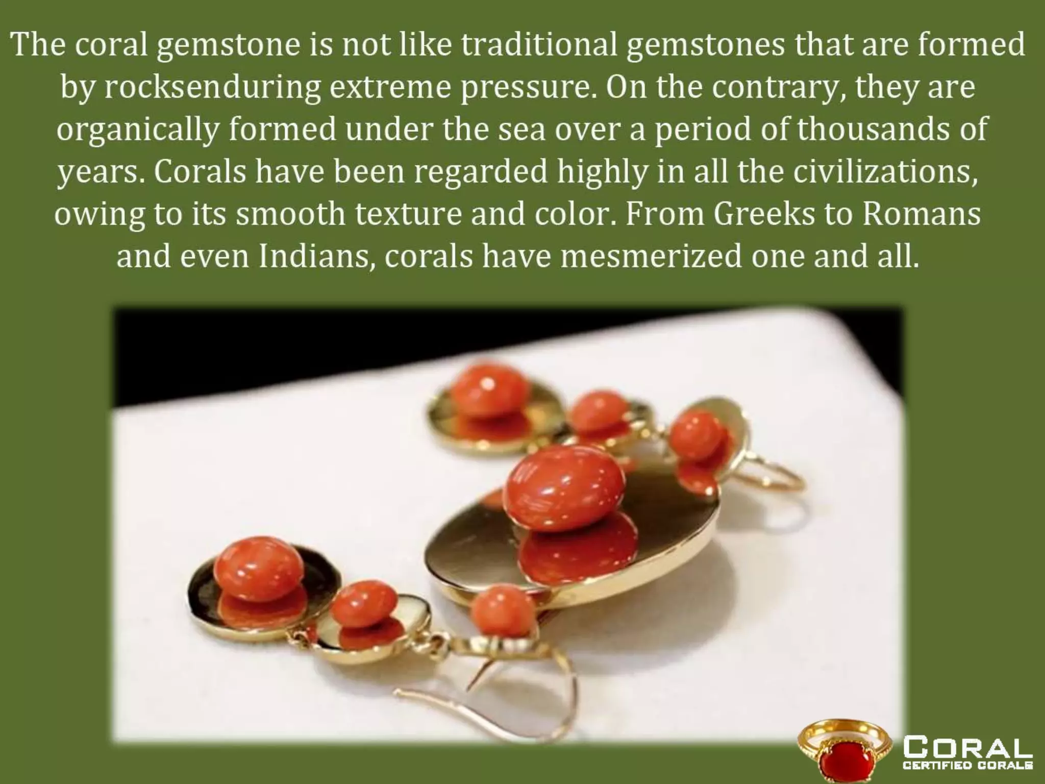 Different Origins Of Coral Gemstone | PPT