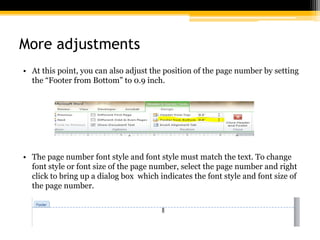 Different page numbers inserted in one document: A step-by-step guide ...