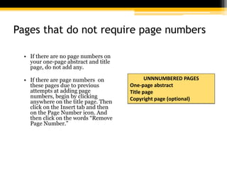 Different page numbers inserted in one document: A step-by-step guide ...