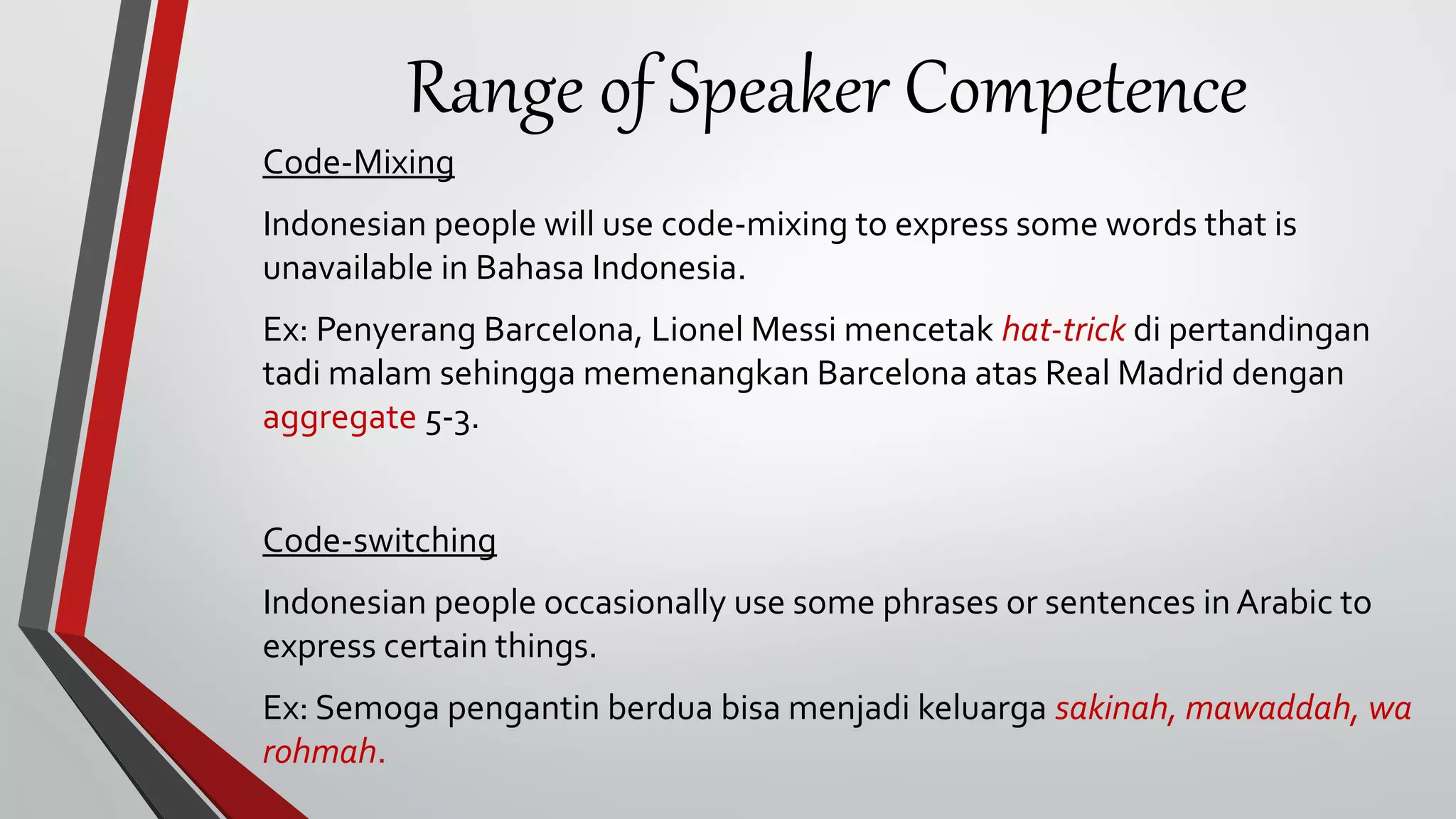 Different Parameters of Language Variation | PPT