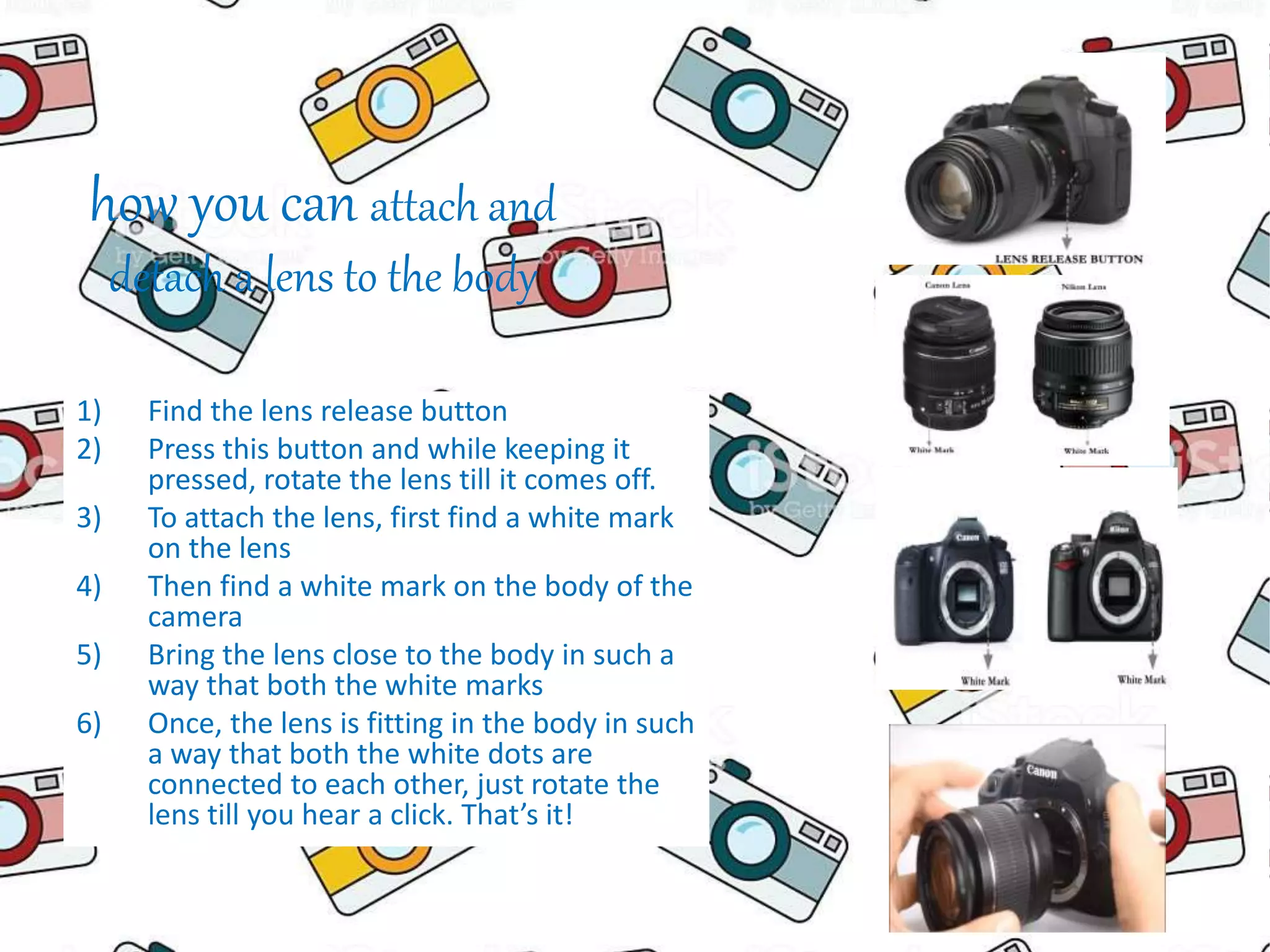 Different parts of camera | PPTX