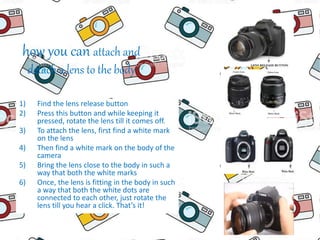 Different parts of camera | PPTX