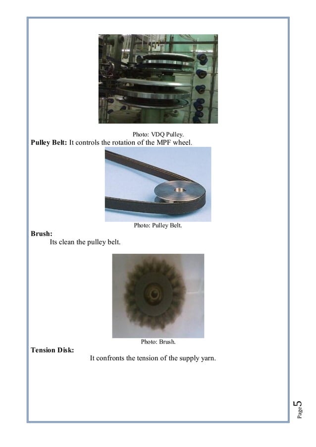 Different parts of knitting machine and parameter | PDF | Needlework ...