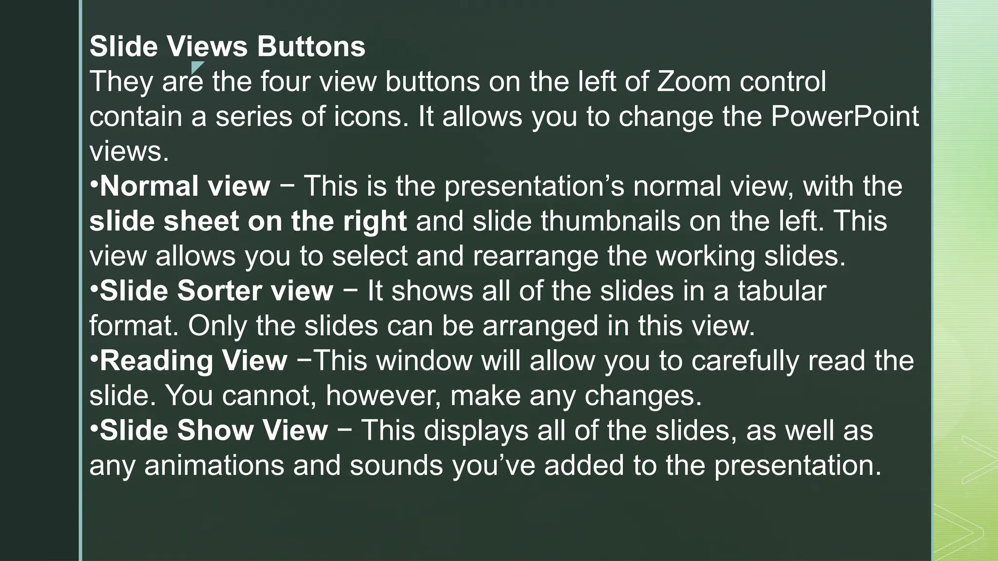 Different Parts of Powerpoint Window And Its Functions.pptx