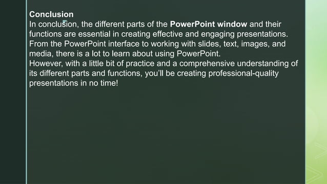 Different Parts of Powerpoint Window And Its Functions.pptx