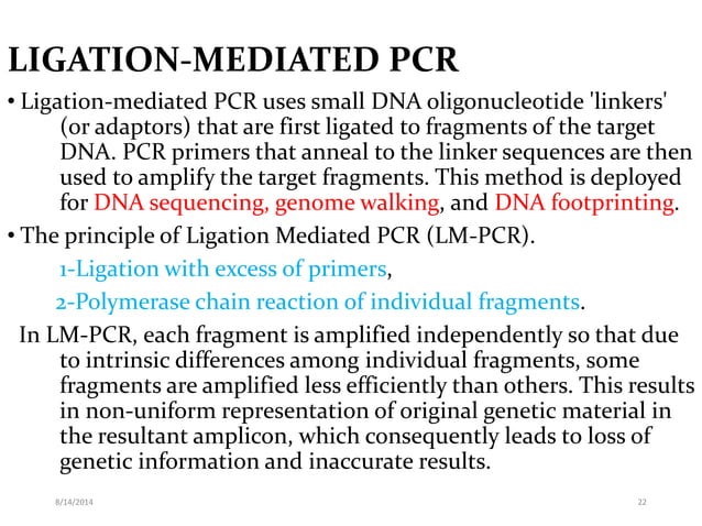 Different pcr techniques and their application | PPTX