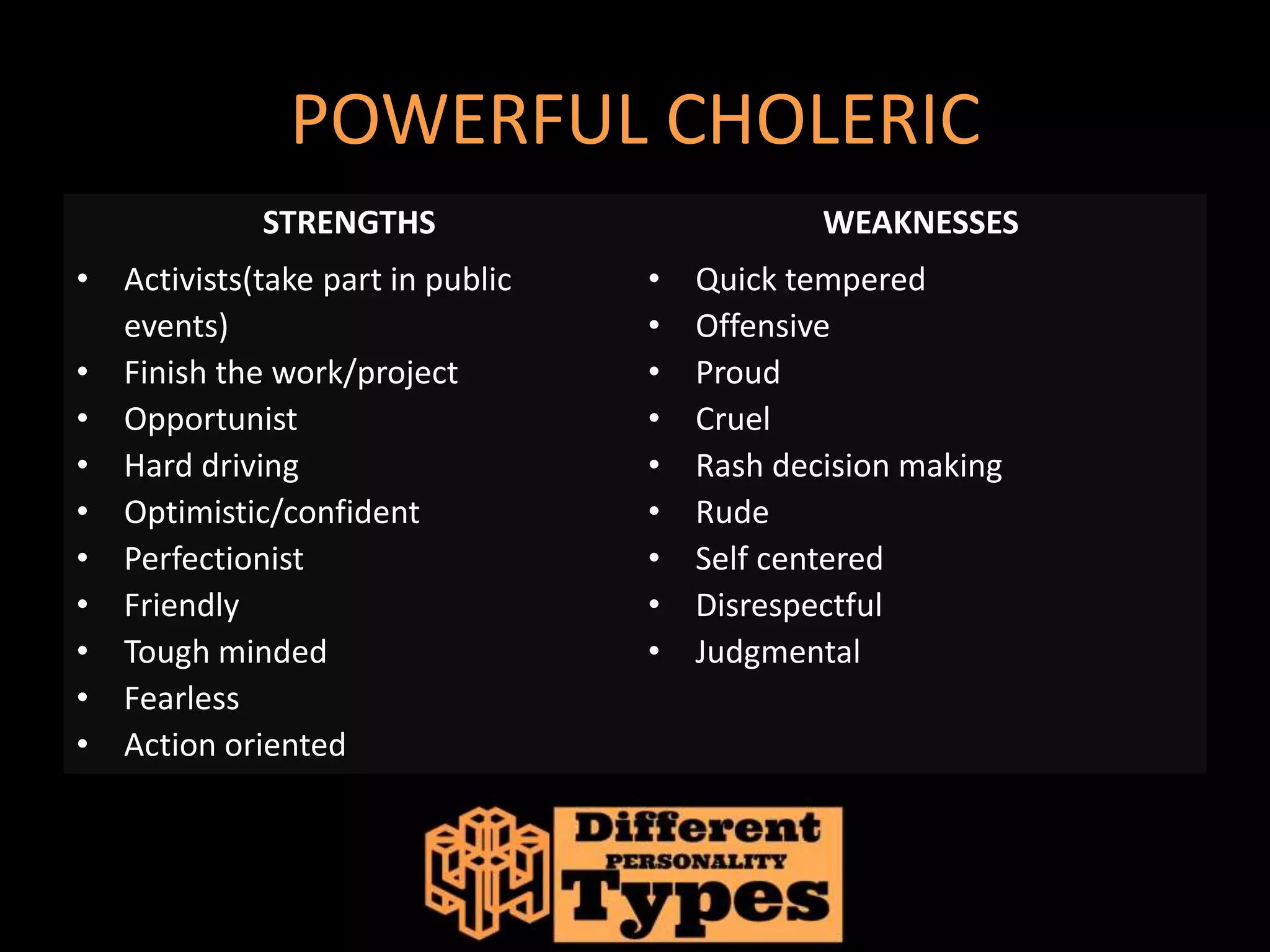4 Different Personality Types - Sanguine, Choleric, Phlegmatic ...
