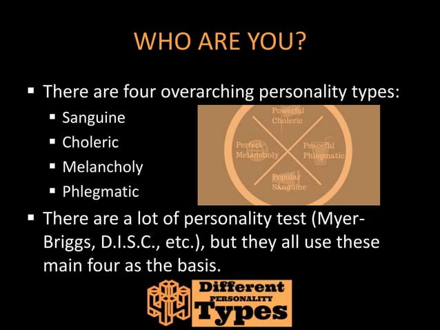 4 Different Personality Types - Sanguine, Choleric, Phlegmatic ...