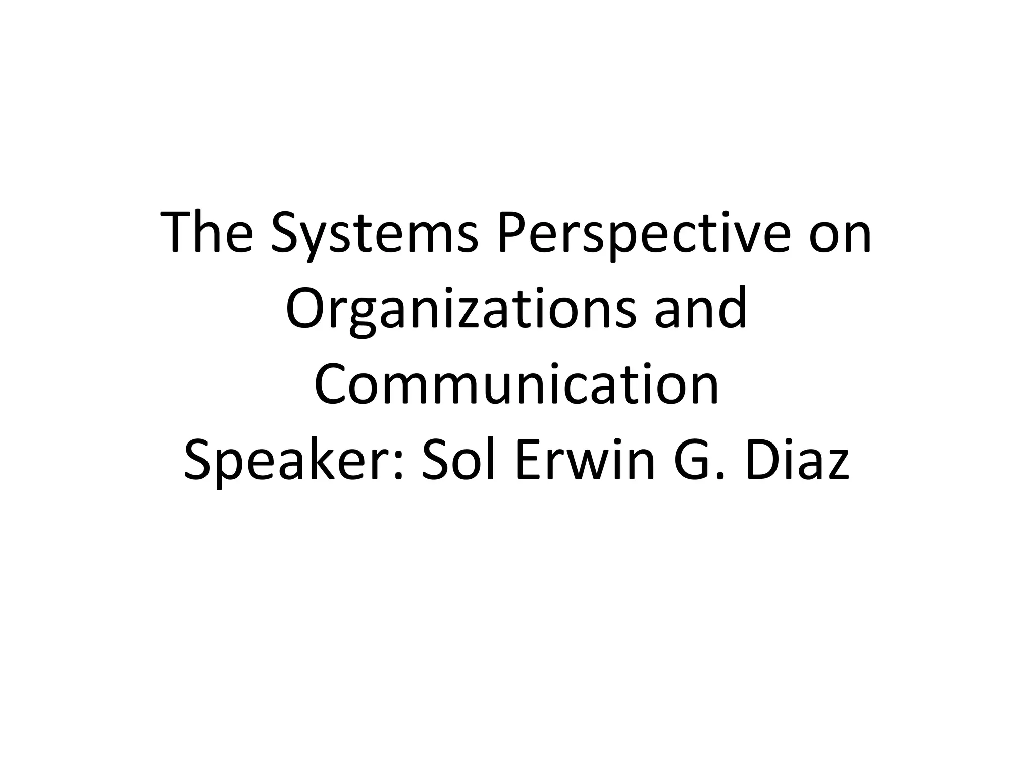 Different Perspective On Organizational Communication | PPT