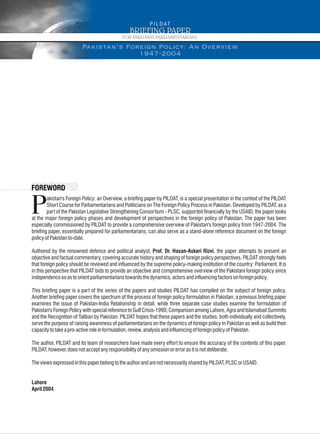 Different phases of foreign policy | PDF
