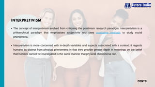 research methodology example | PPT