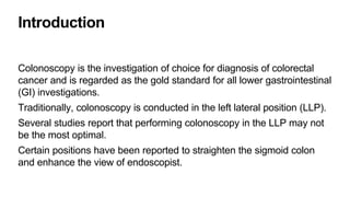 journal eading : different position in colonoscopy.pptx