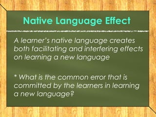 Different principles of language teaching | PPT