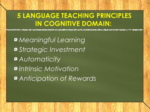 Different principles of language teaching | PPT | Education