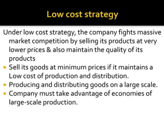 Different production strategies | PPTX