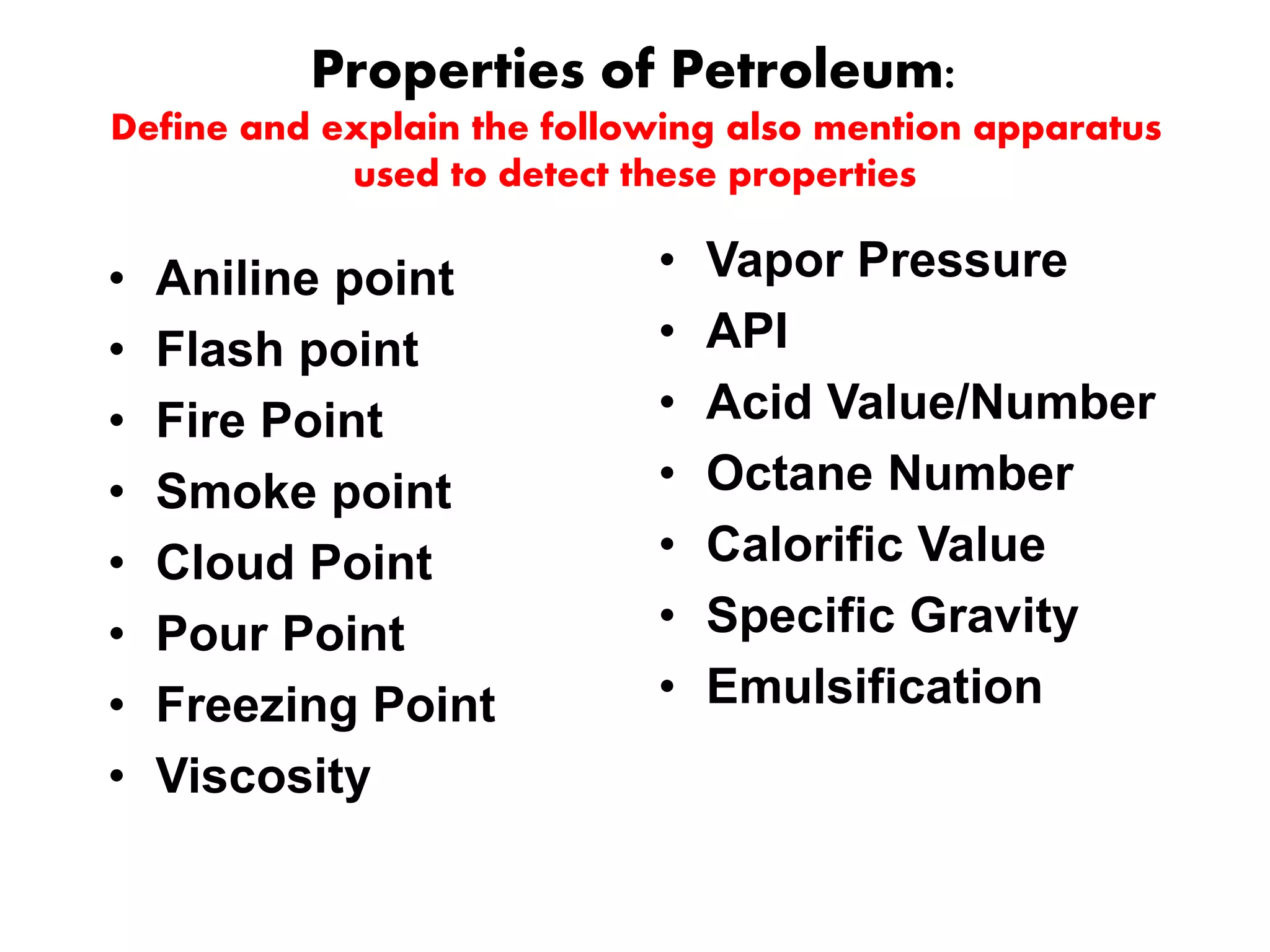 Different products of petroleum | PPTX