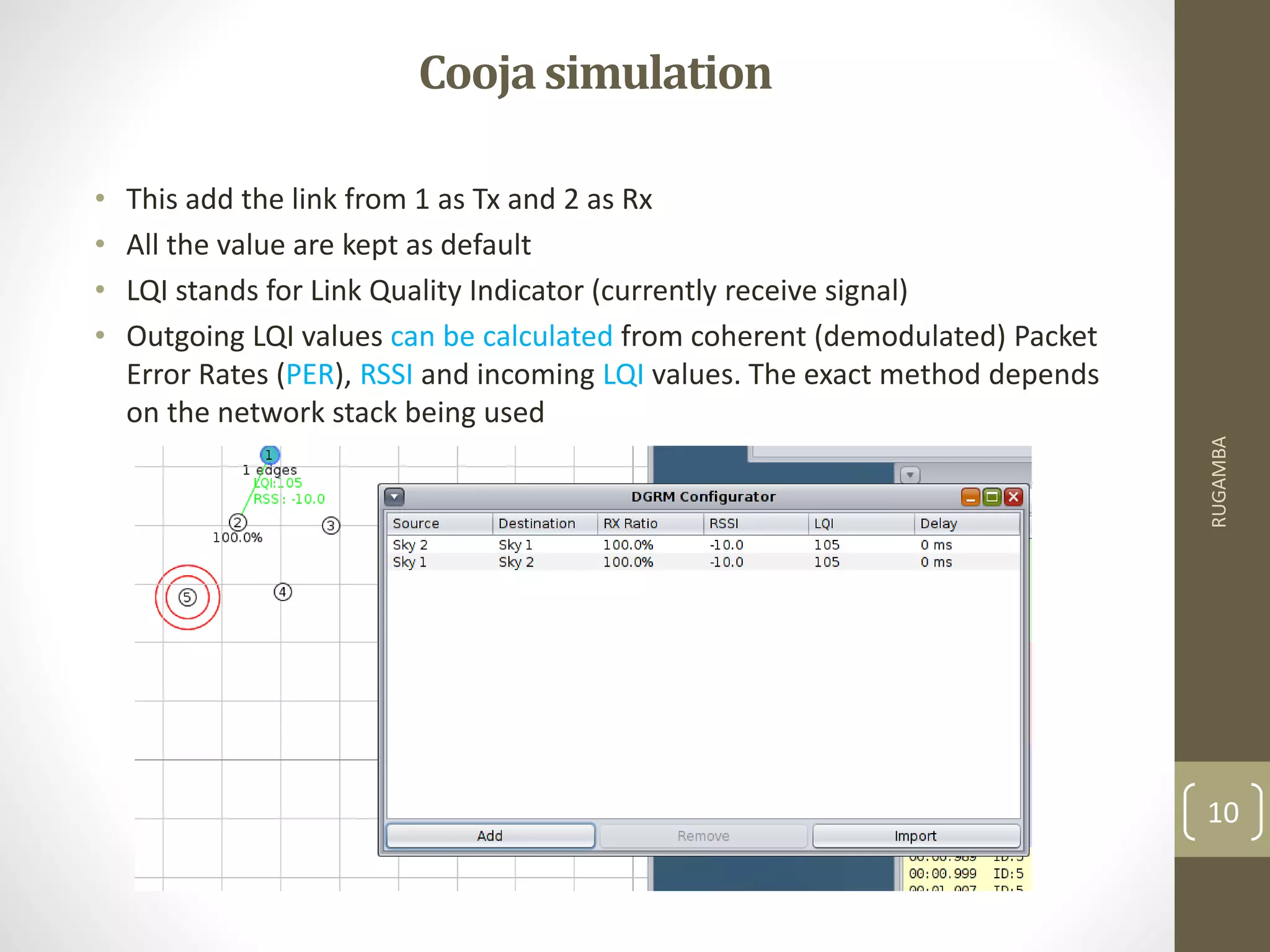 Different prr per link in contiki cooja simulation | PDF