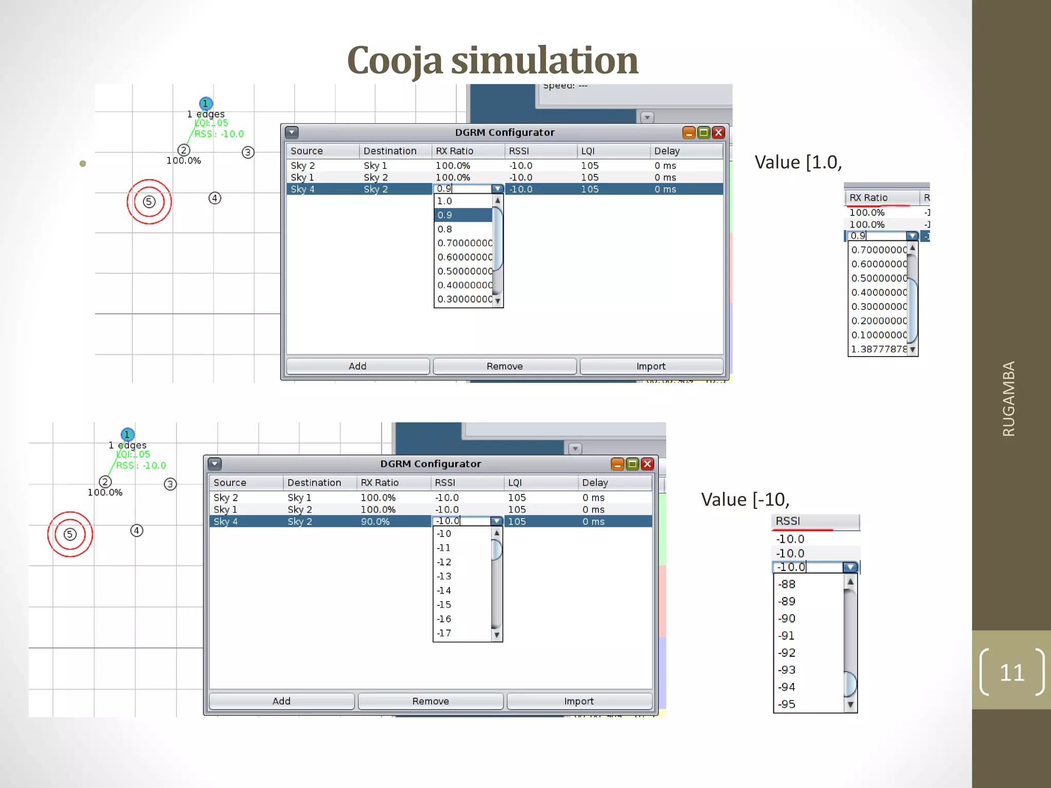 Different prr per link in contiki cooja simulation | PDF