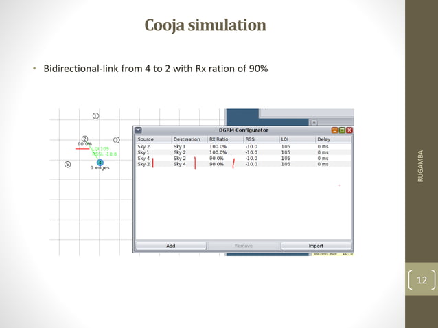 Different prr per link in contiki cooja simulation | PPT