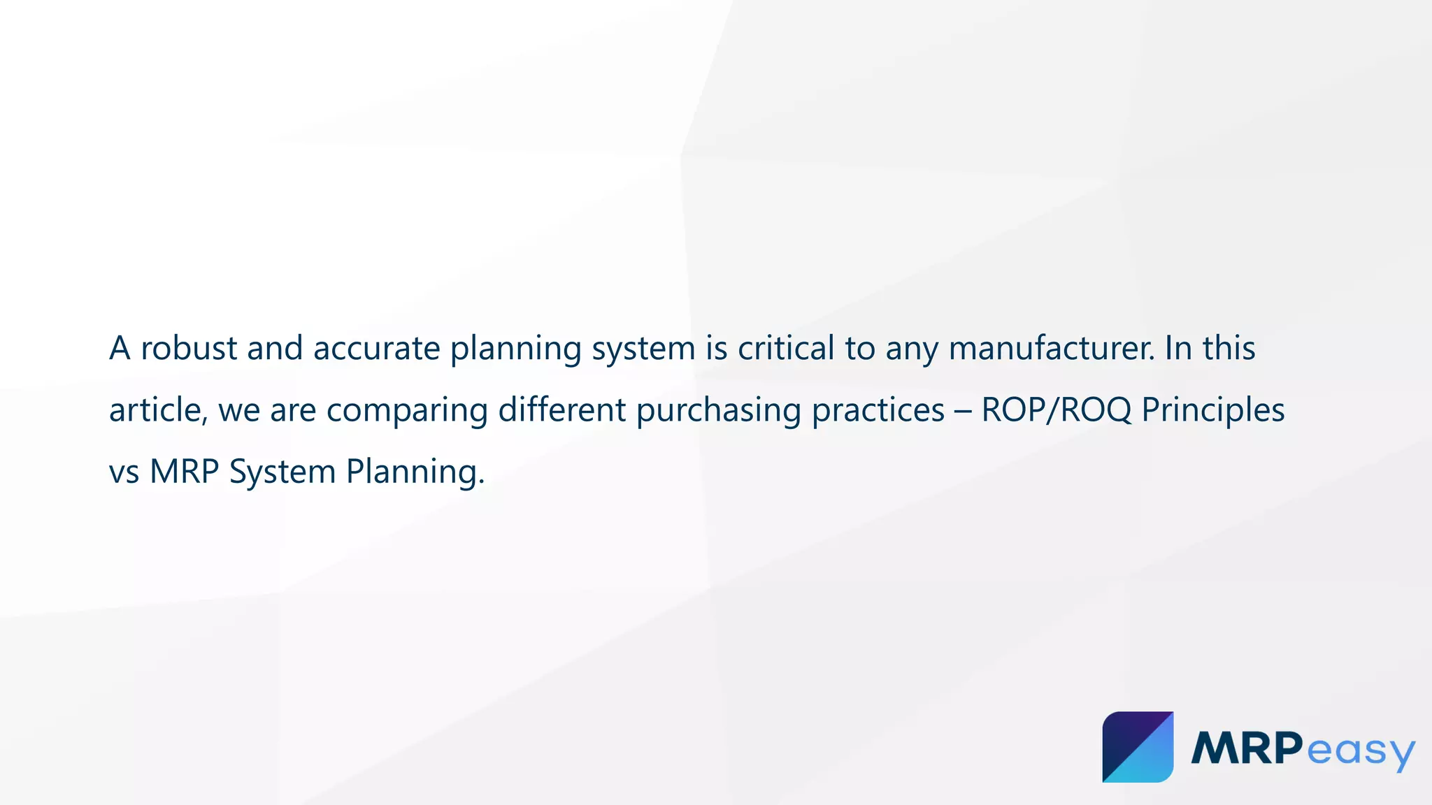 Different purchasing practices for manufacturers | PPT