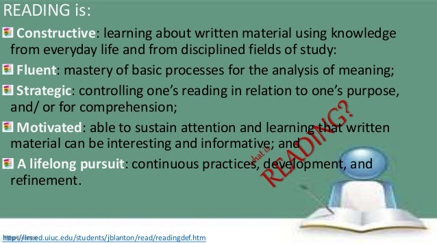 Different reading styles in English subjects