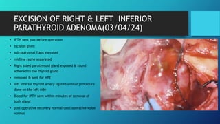 Different scenarios of managing Parathyroid adenoma.pdf