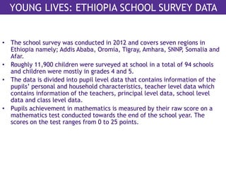 Different schooling systems evidence from ethiopia | PPTX