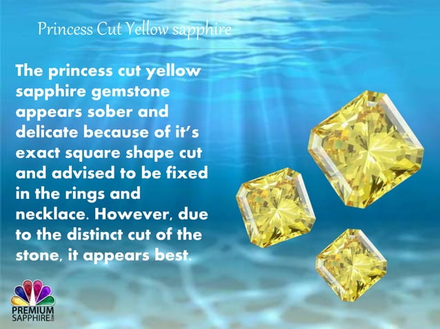 Different shapes of yellow sapphire | PPT