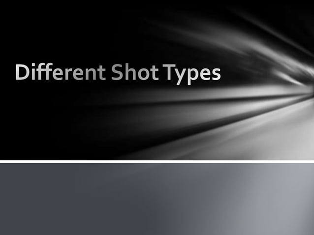 Different Shot Types | PPT