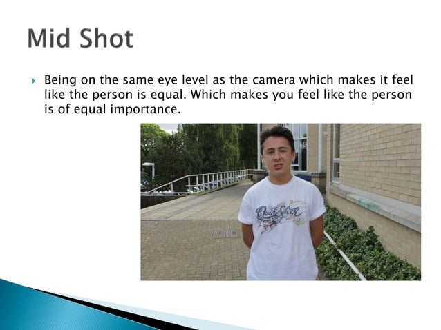Different shot types | PPTX | Video Production | Content Production