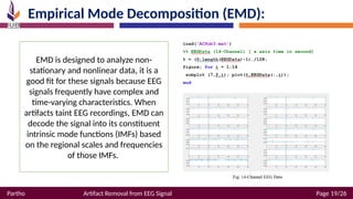Different Signal Processing Techniques used in Artifact removal from ...
