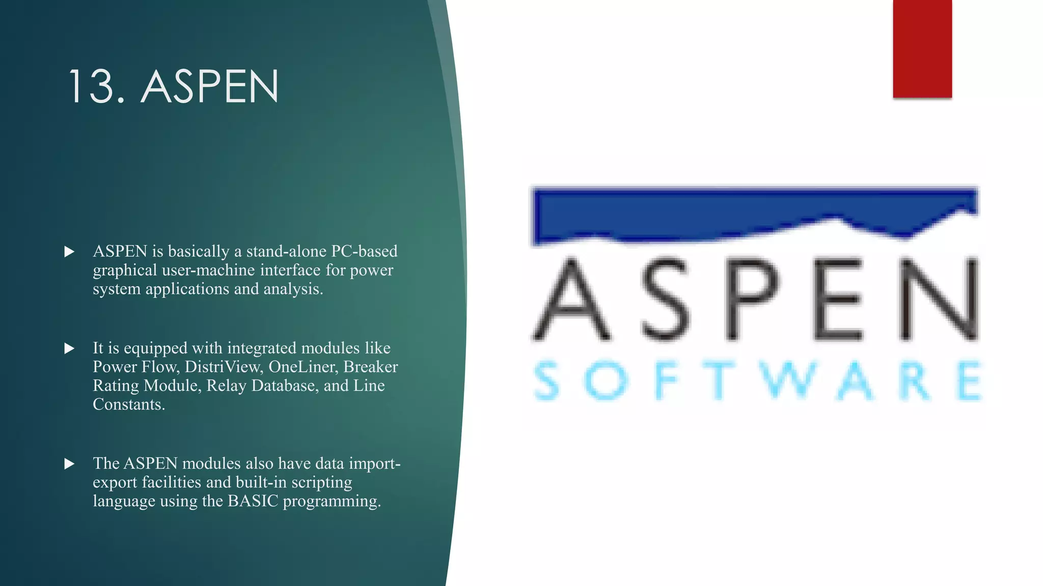 Different simulation softwares in power system | PDF