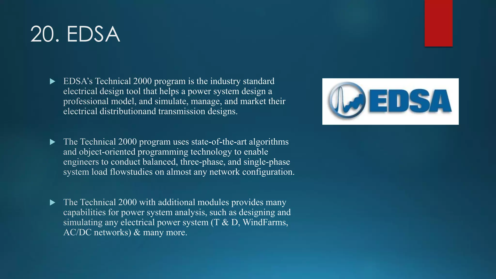 Different simulation softwares in power system | PDF
